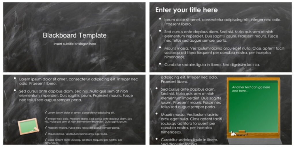 Blackboard PowerPoint template - FREE!