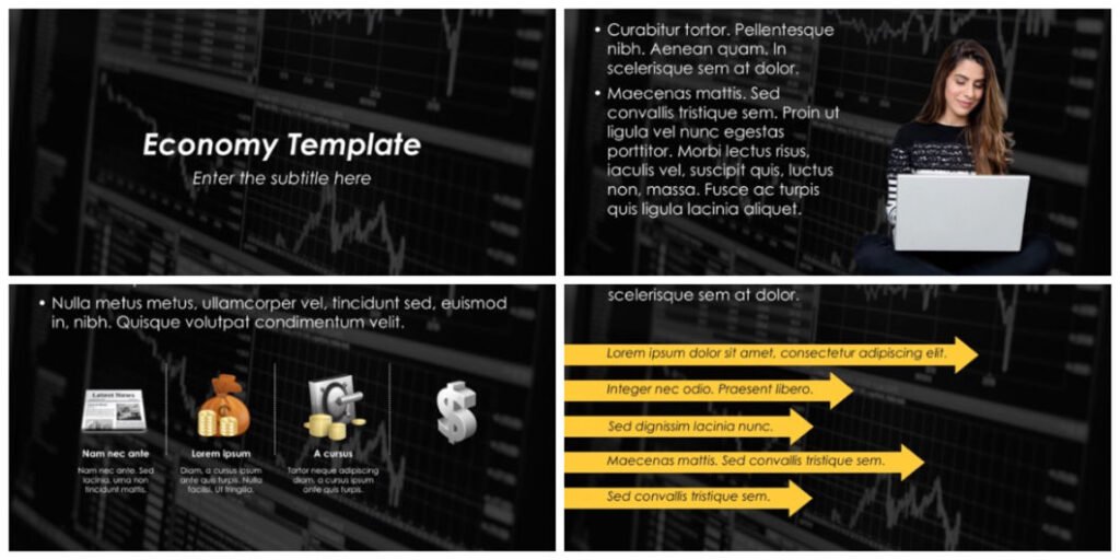 Economy PowerPoint template - FREE!