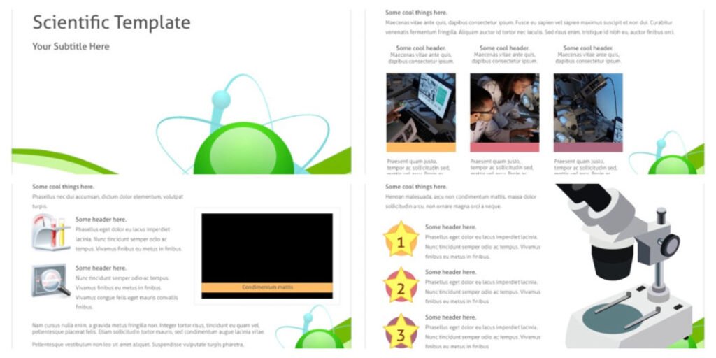 Scientific PowerPoint template - FREE!
