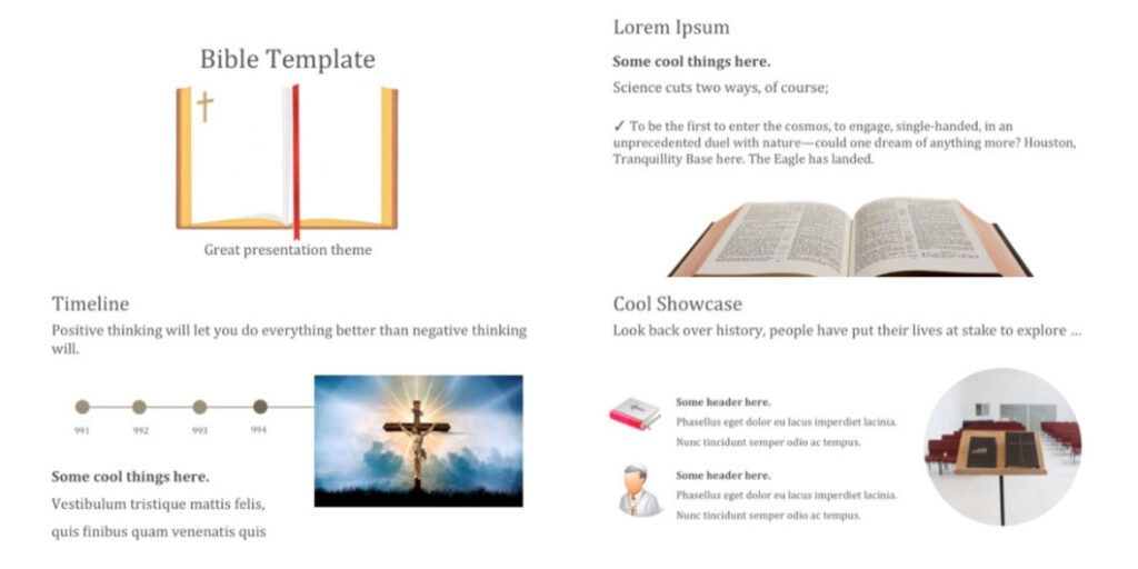 Bible Book PowerPoint template - FREE!