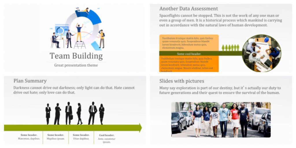 Team Building PowerPoint template - FREE!